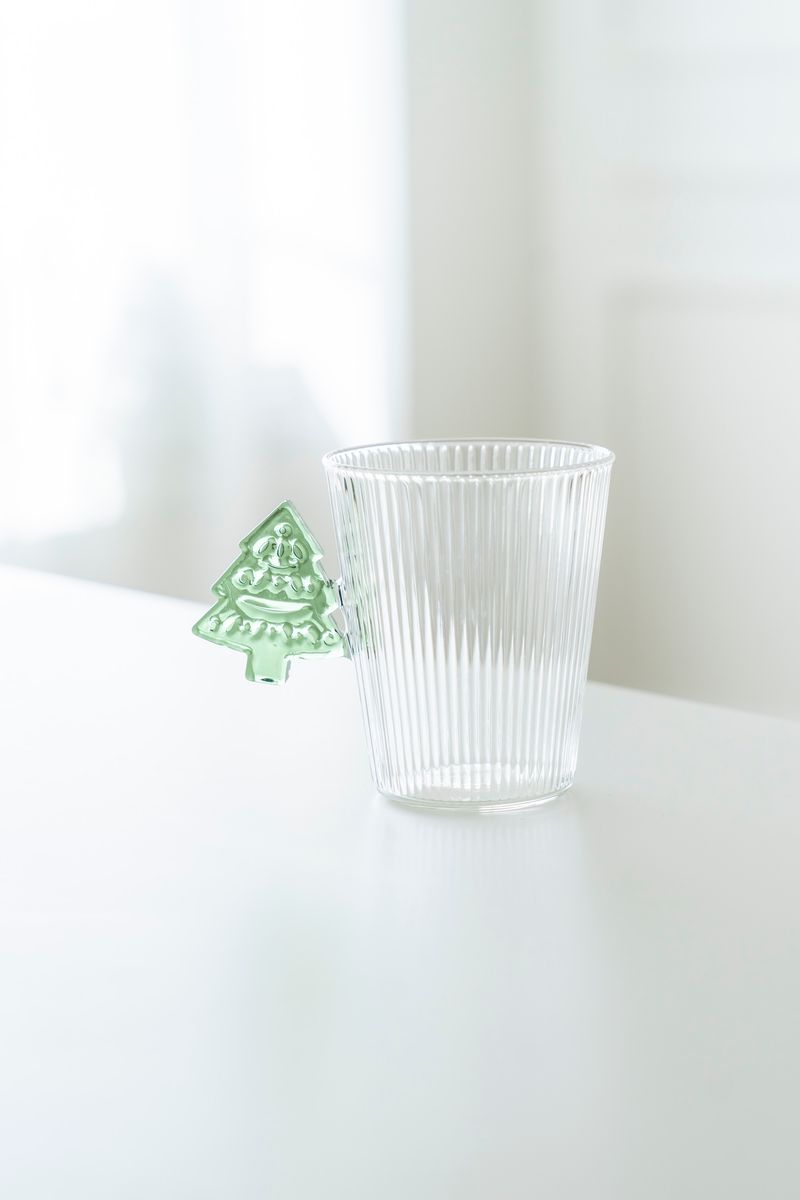 Tekopp - Glass Riller Juletre - Designhandel.no