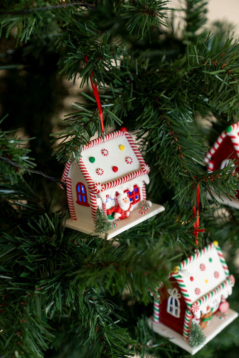 Juletrepynt - Pepperkakehus 9cm Nisse - Designhandel.no